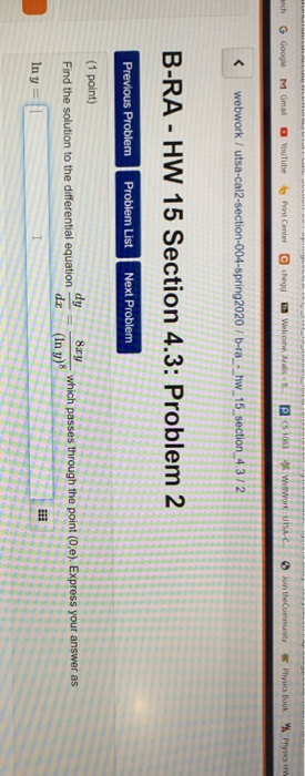Solved ich G Google M Gmal YouTube Print Center chege | Chegg.com