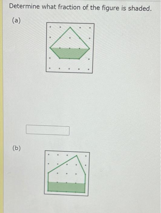 Solved what is the fraction of the shaded figure? alao | Chegg.com