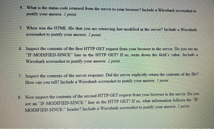 Solved 4 What Is The Status Code Returned From The Server