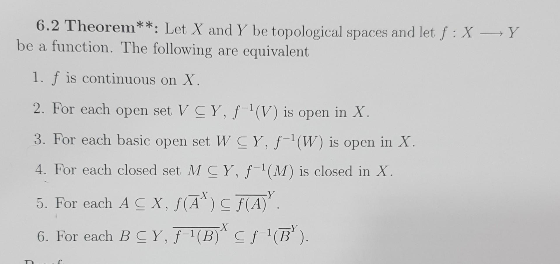 Solved 23. Let (X,τ) and (Y,S) be topological spaces, and | Chegg.com