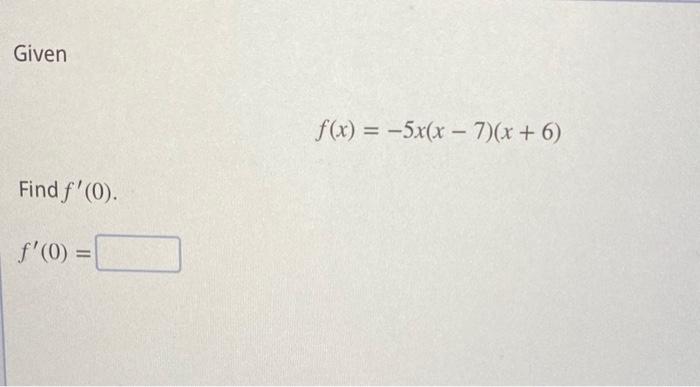 Solved Given the following function: y=3x(x−2)3 a. Evaluate | Chegg.com