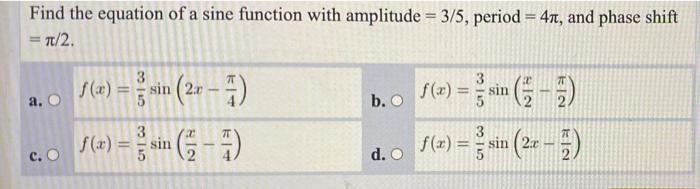 Solved Determine the vertical stretch/compression, vertical | Chegg.com