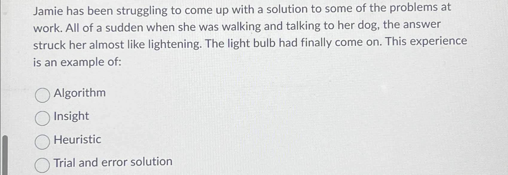 Solved Jamie has been struggling to come up with a solution | Chegg.com