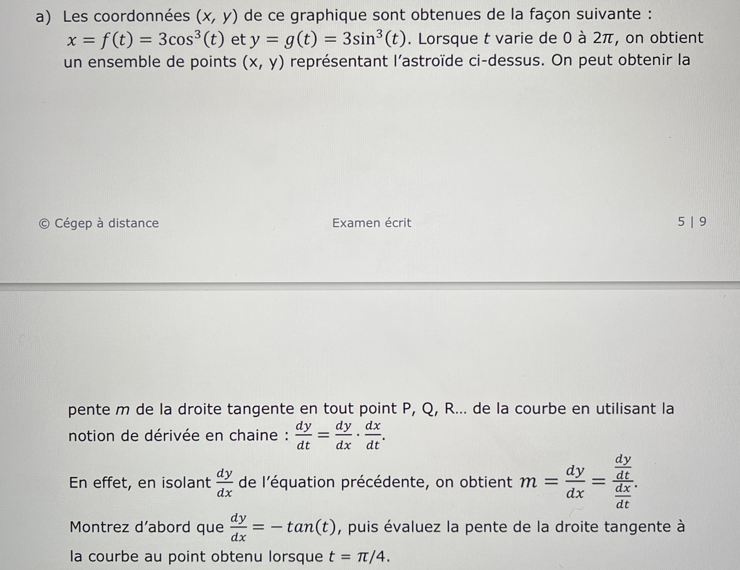 Solved a) ﻿Les coordonnées (x,y) ﻿de ce graphique sont | Chegg.com