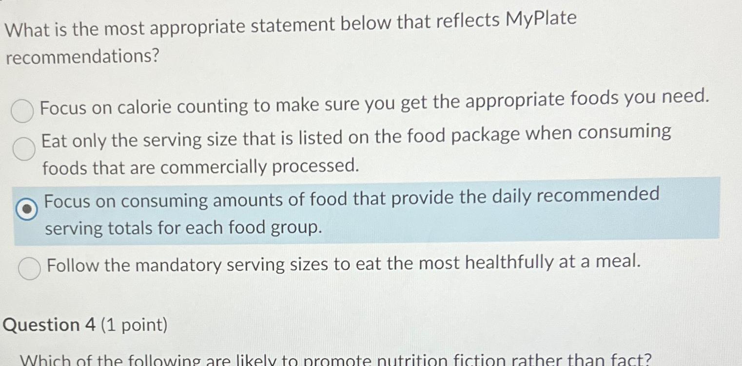 Solved What is the most appropriate statement below that | Chegg.com