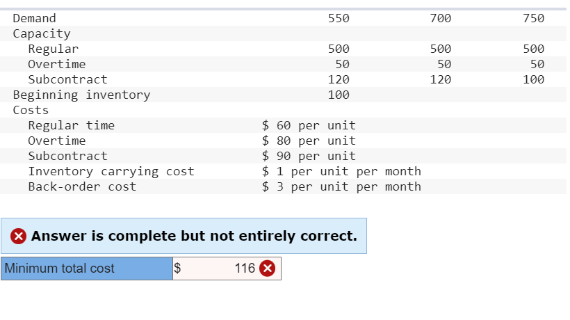 Solved Given the following information set up the problem in | Chegg.com