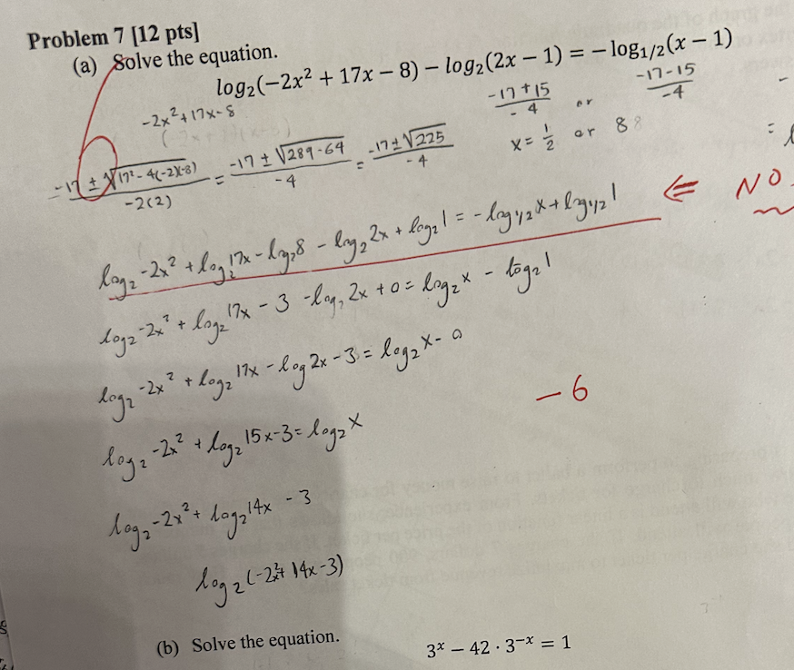 Solved Problem 7 [12 ﻿pts](a) ﻿Solve the | Chegg.com