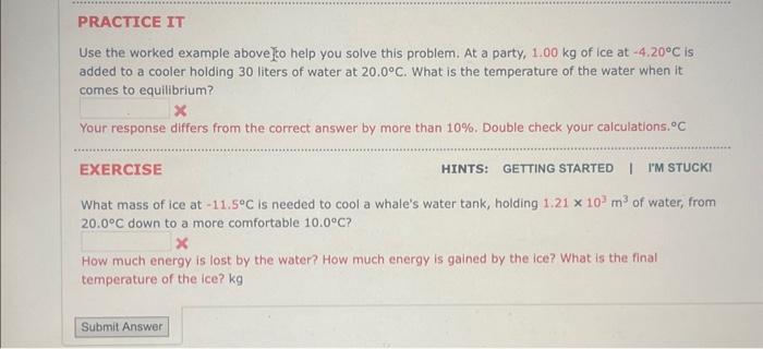 GOAL Solve a problem involving heat transfer and a | Chegg.com