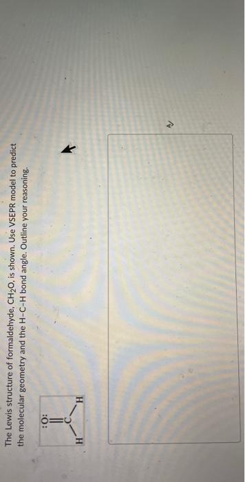 Solved The Lewis structure of formaldehyde, CH20, is shown. | Chegg.com