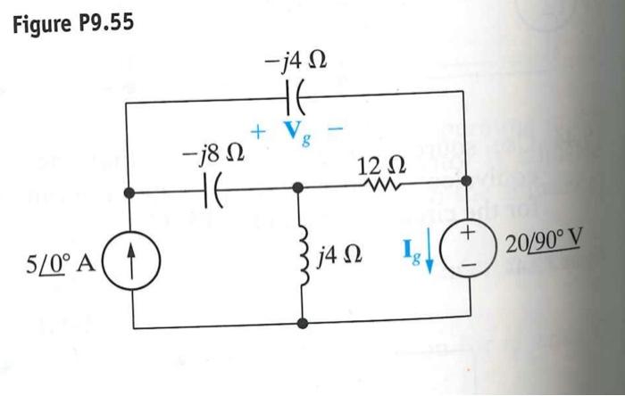 Solved 9.60 Use the mesh-current method to find the phasor | Chegg.com