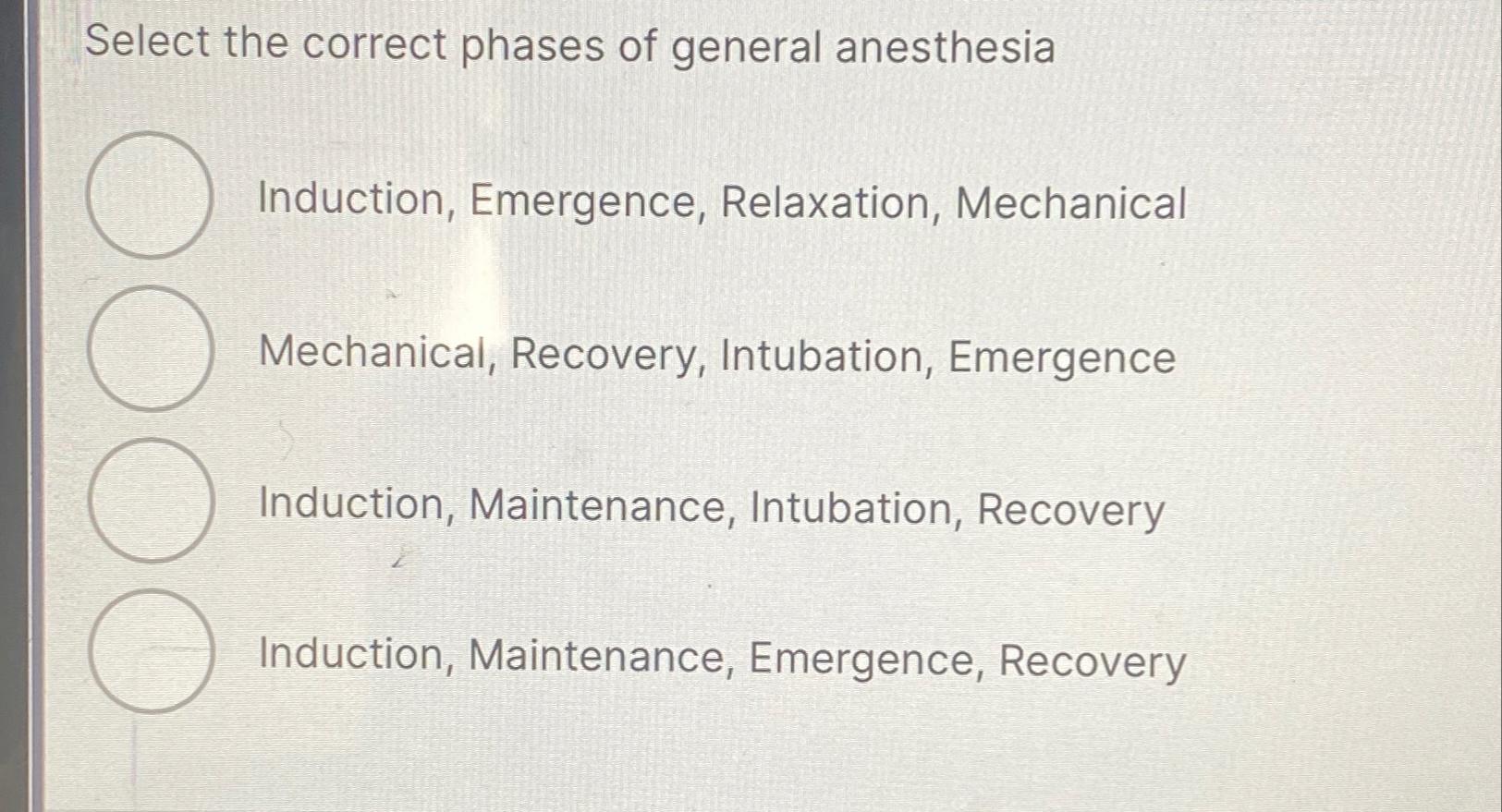 Solved Select the correct phases of general | Chegg.com