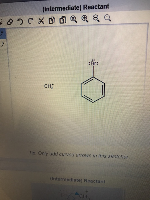 Solved (Intermediate) Reactant CH Tip: Only add curved | Chegg.com