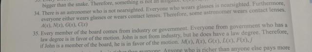 Solved Using Predicate Logic, prove that each argument in | Chegg.com