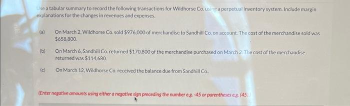 Solved Use a tabular summary to record the following | Chegg.com
