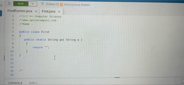 Solved A+ Computer Science FIRST REPEATS Lab Goal: This lab | Chegg.com