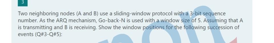 Solved 3Two neighboring nodes ( ﻿A and B ) ﻿use a | Chegg.com