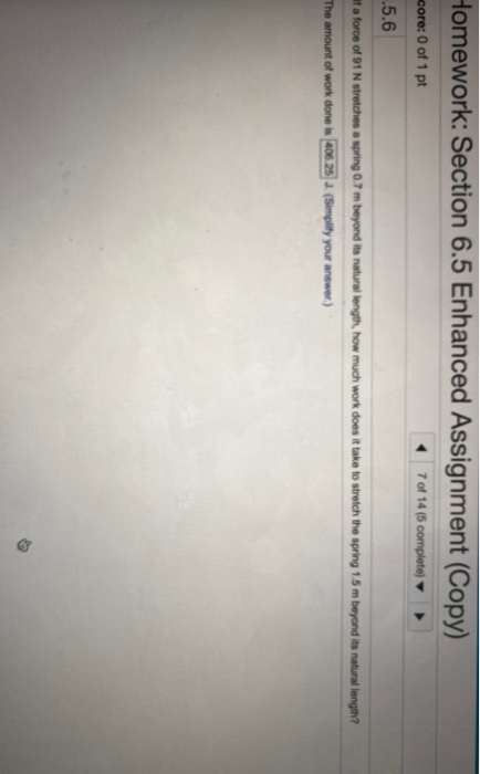 Solved Homework Section 6 5 Enhanced Assignment Copy