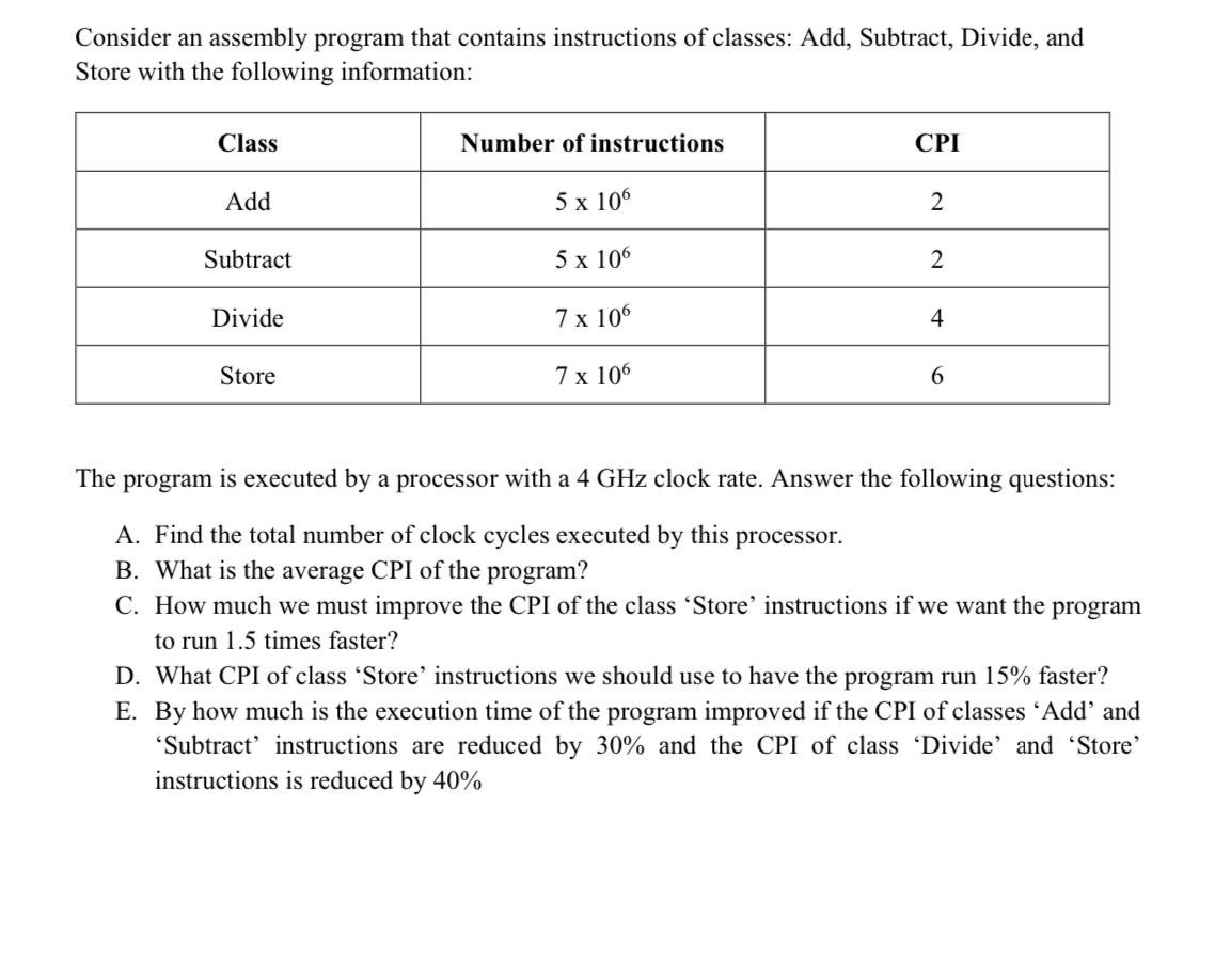 Solved Consider an assembly program that contains | Chegg.com