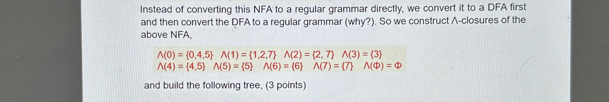 Instead of converting this NFA to a regular grammar | Chegg.com