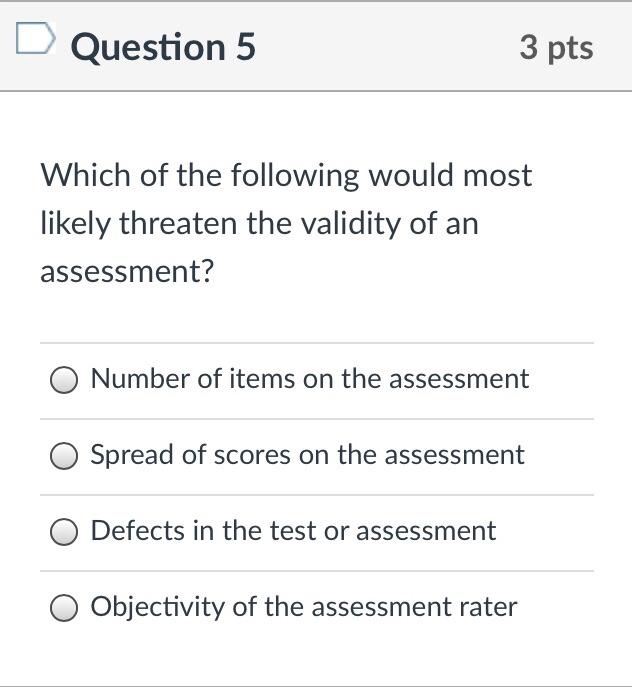 Solved Question 5 5 3 pts Which of the following would most | Chegg.com