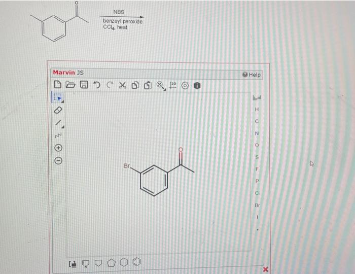 Solved berzoyl peroxide CCl4, heat NBS | Chegg.com