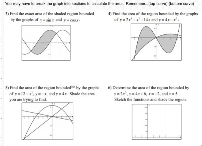 Solved You may have to break the graph into sections to | Chegg.com