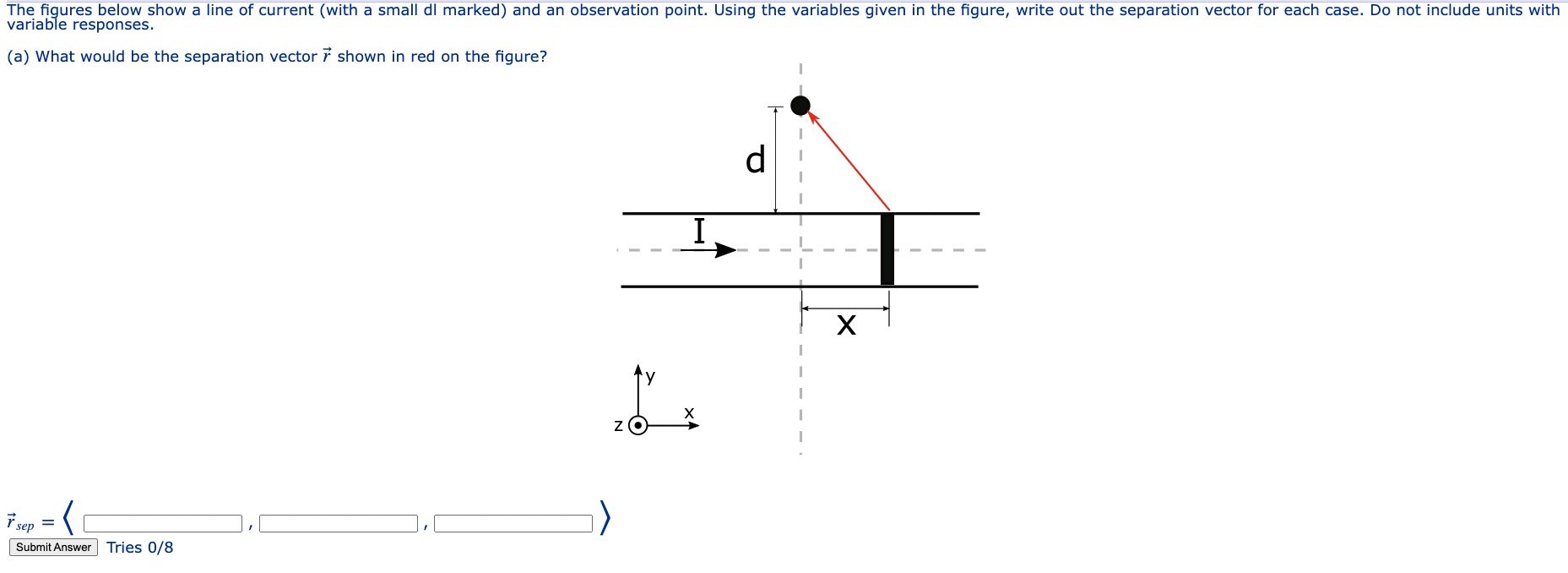 Solved variable responses.(a) ﻿What would be the separation | Chegg.com