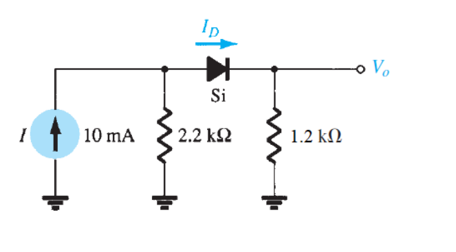 Solved Determine V0, ﻿ID for the diode configuration of | Chegg.com