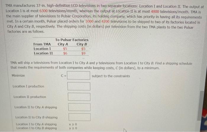 Solved Formulate but do not solve the following exercises as | Chegg.com