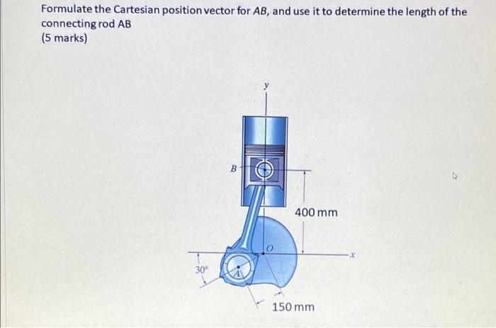 Solved Formulate The Cartesian Position Vector For Ab And