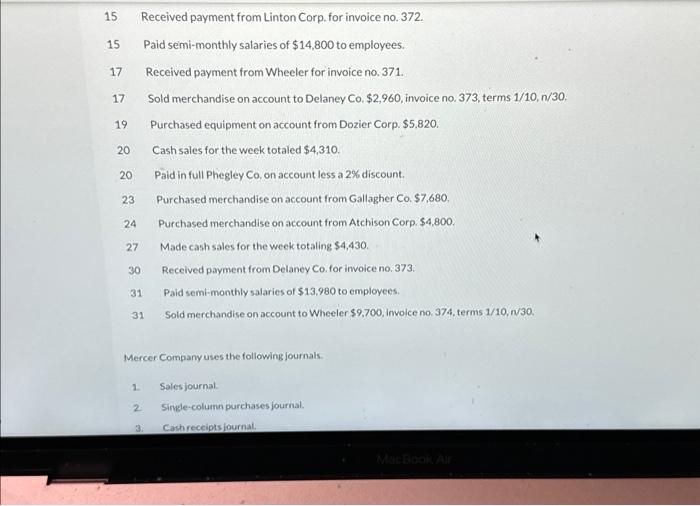 Solved in the problem. Ust all dirbil entries before condit | Chegg.com
