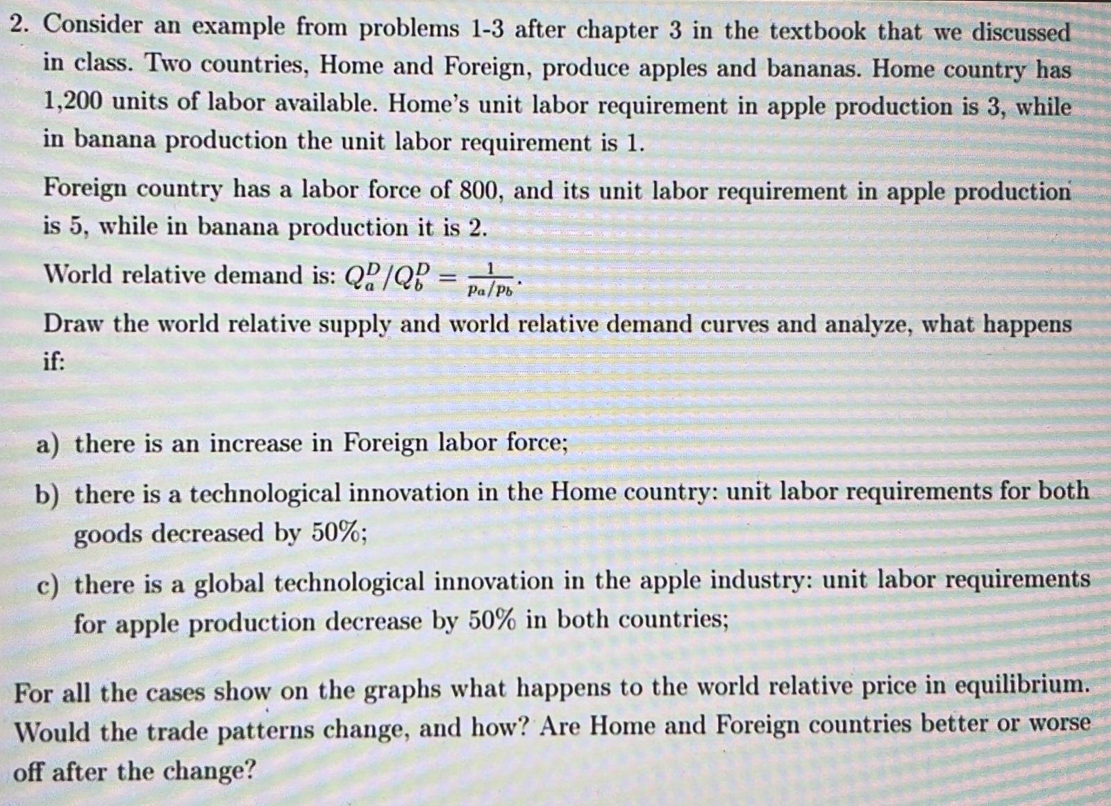 Solved Consider an example from problems 1-3 ﻿after chapter | Chegg.com