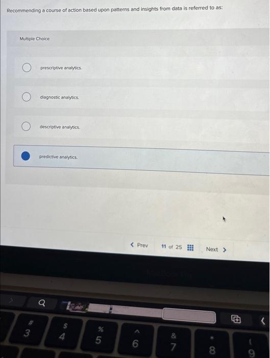 Solved Recommending a course of action based upon patterns | Chegg.com