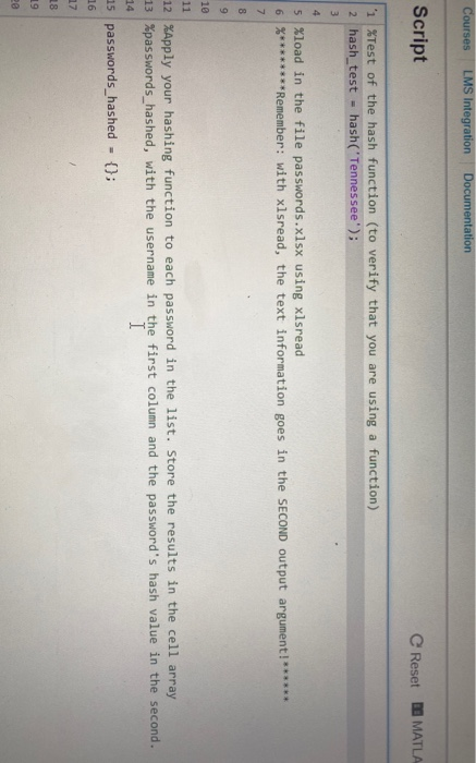 ENGR 1221 - Programming in Matlab (9652) > Mid-Term 2 | Chegg.com