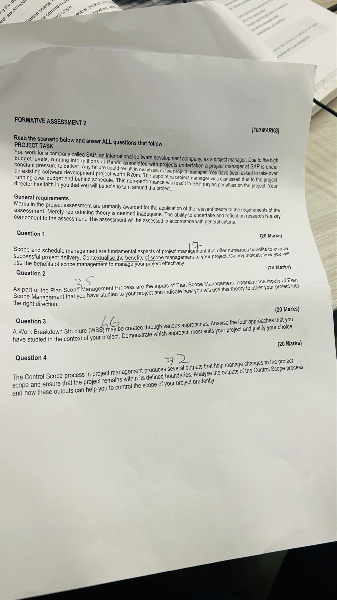 Solved FORMATIVE ASSESSMENT 2[100 ﻿MARKS]Read the scenario | Chegg.com