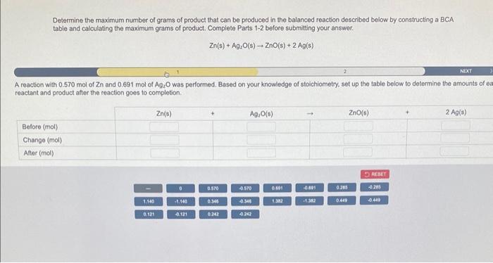 Solved Determine the maximum number of grams of product that | Chegg.com