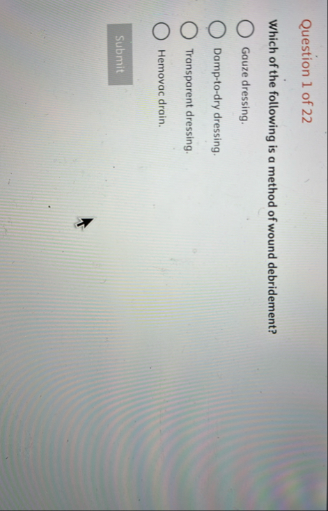 Solved Question 1 ﻿of 22Which of the following is a method | Chegg.com