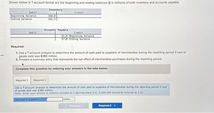 Solved Required: 1. Use a T-eccount analysis to determine | Chegg.com