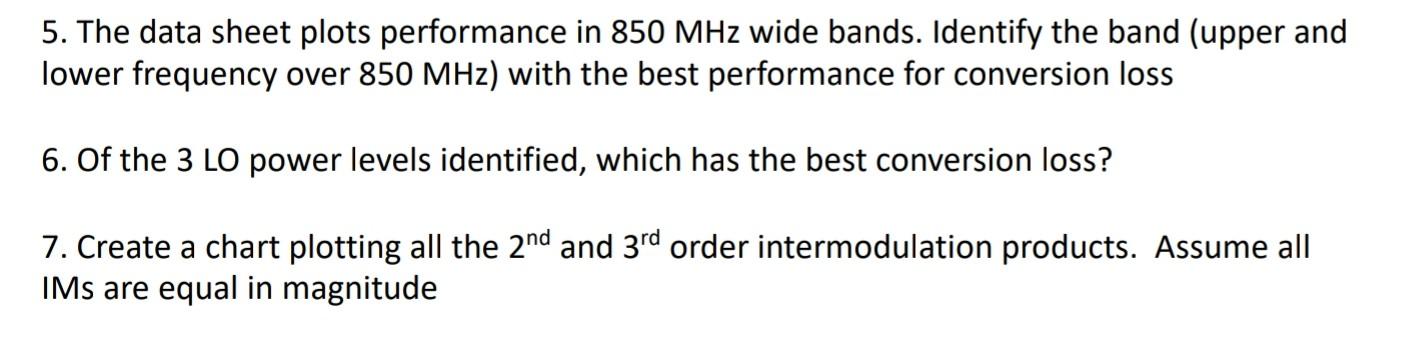 G1=30 dB F1=3 dBG2=20 dB F2=2 dBG3=13 dB FC=1.5 dB5. | Chegg.com