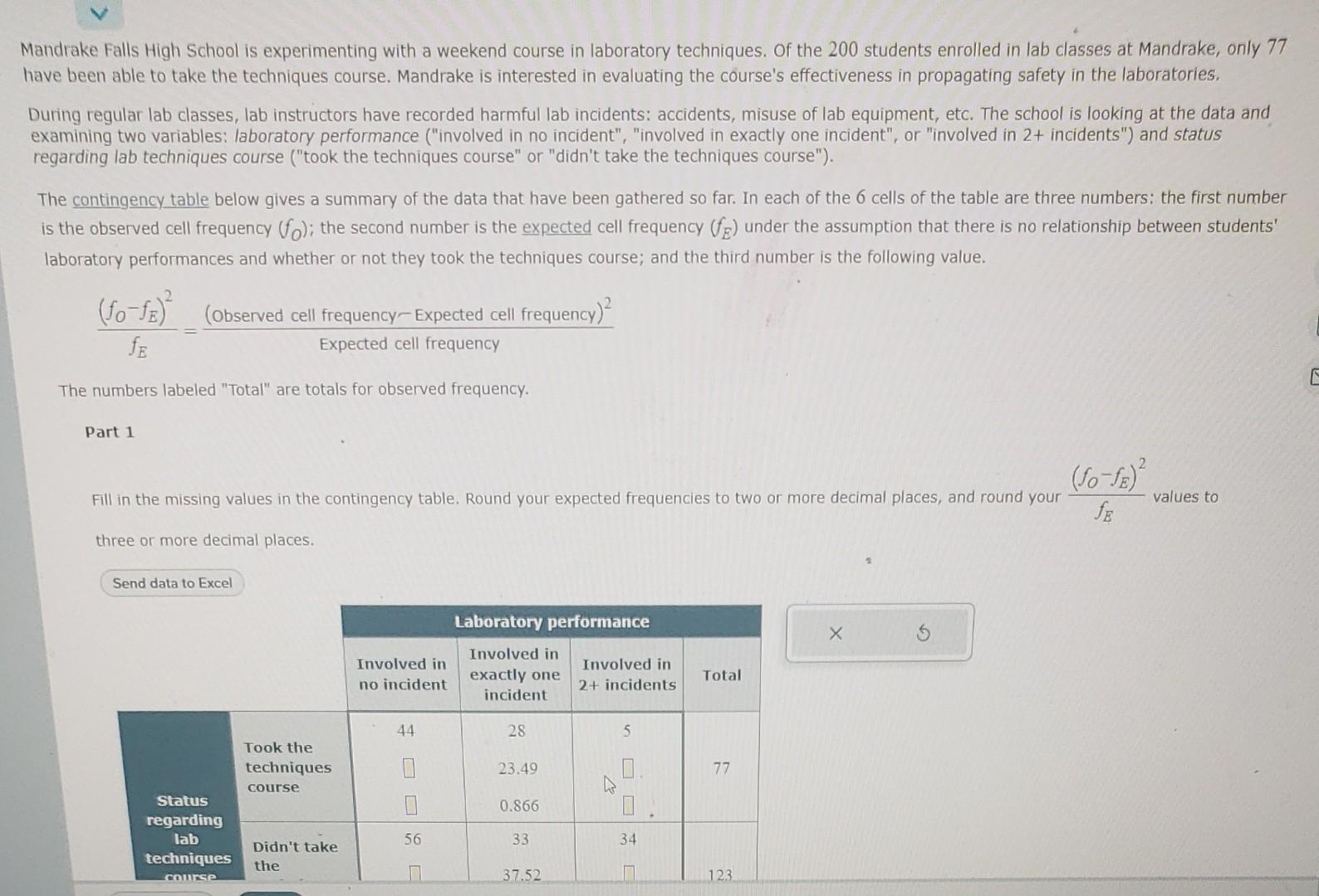 Solved Mandrake Falls High School is experimenting with a | Chegg.com