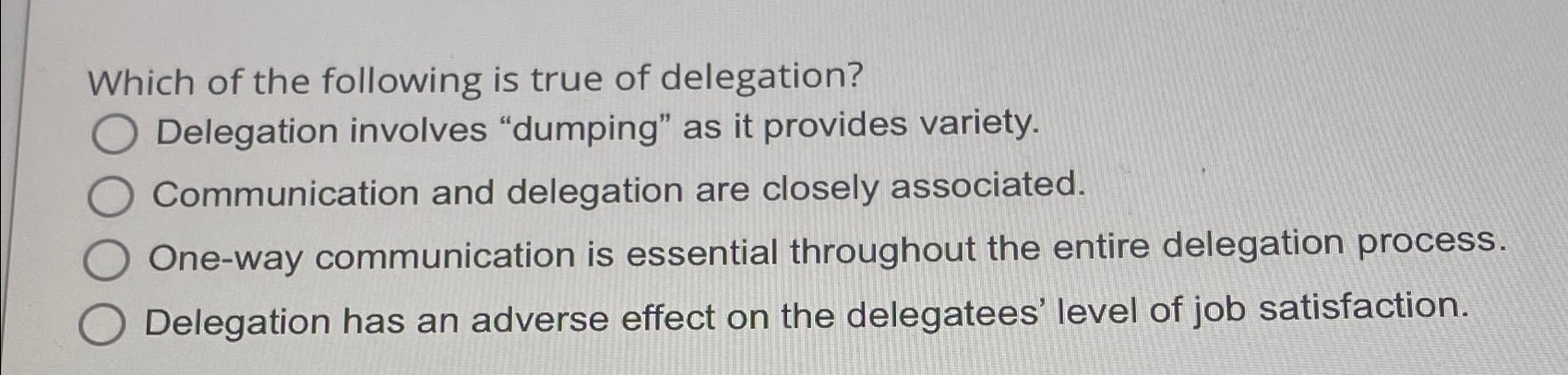 Solved Which of the following is true of | Chegg.com