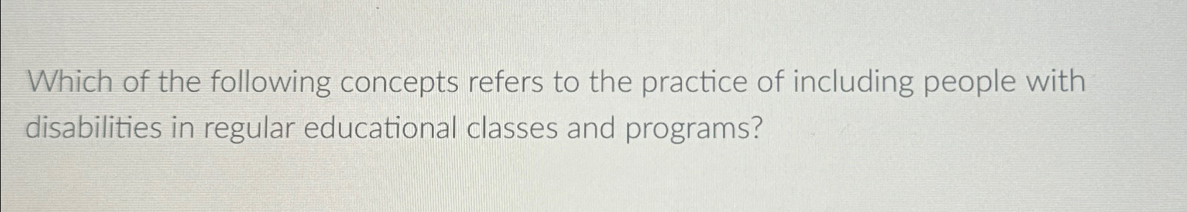 Solved Which of the following concepts refers to the | Chegg.com