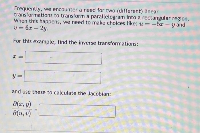 Solved Frequently, we encounter a need for two (different) | Chegg.com