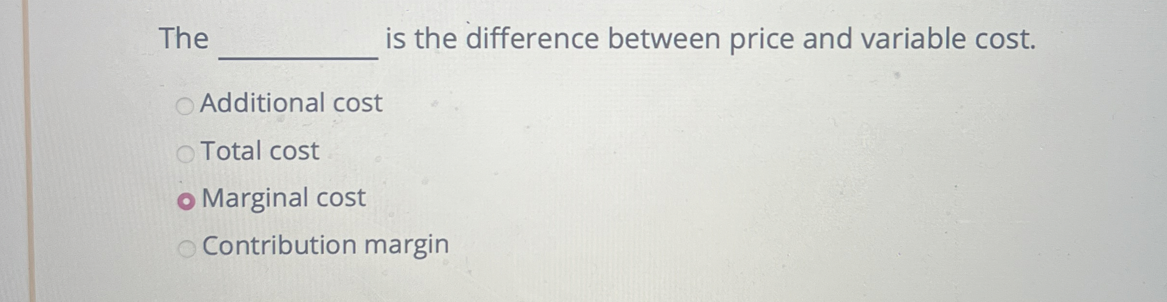 Solved by an EXPERT The q, ﻿is the difference between price and variable | Chegg.com