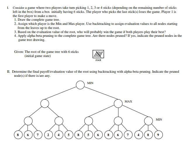 Solved Consider a game where two players take turn picking | Chegg.com