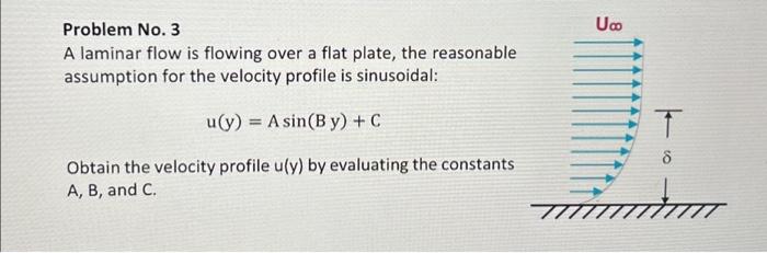 Solved advanced fluid mechanics please Problem No. 3 A | Chegg.com