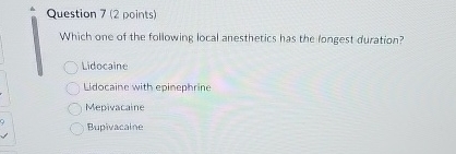 Solved Question 7 (2 ﻿points)Which one of the following | Chegg.com