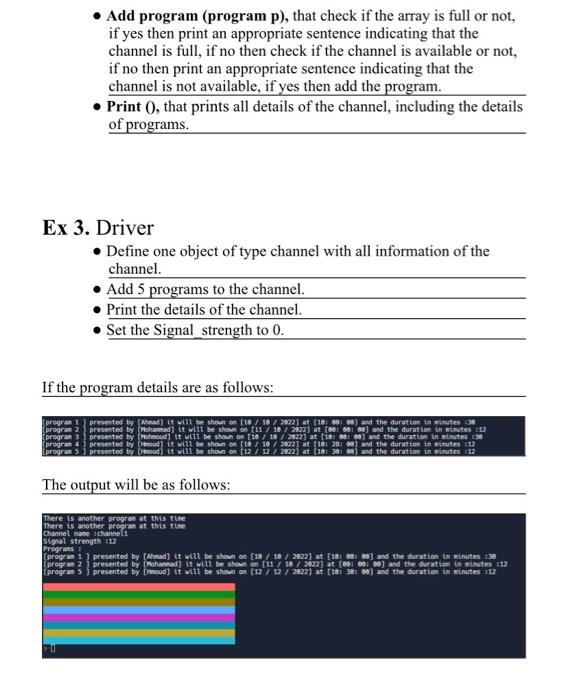 Solved - Do all exercises (full solution).- practice using | Chegg.com