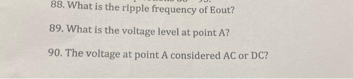 Solved Figure 1288. What is the ripple frequency of Eout? | Chegg.com