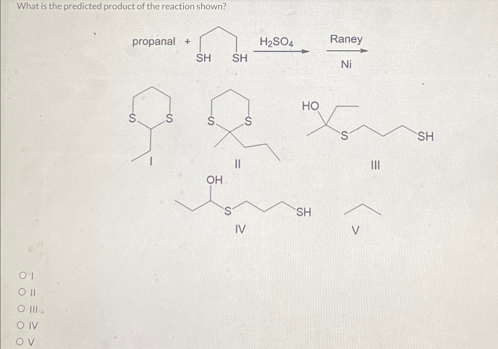 Solved What is the predicted product of the reaction | Chegg.com
